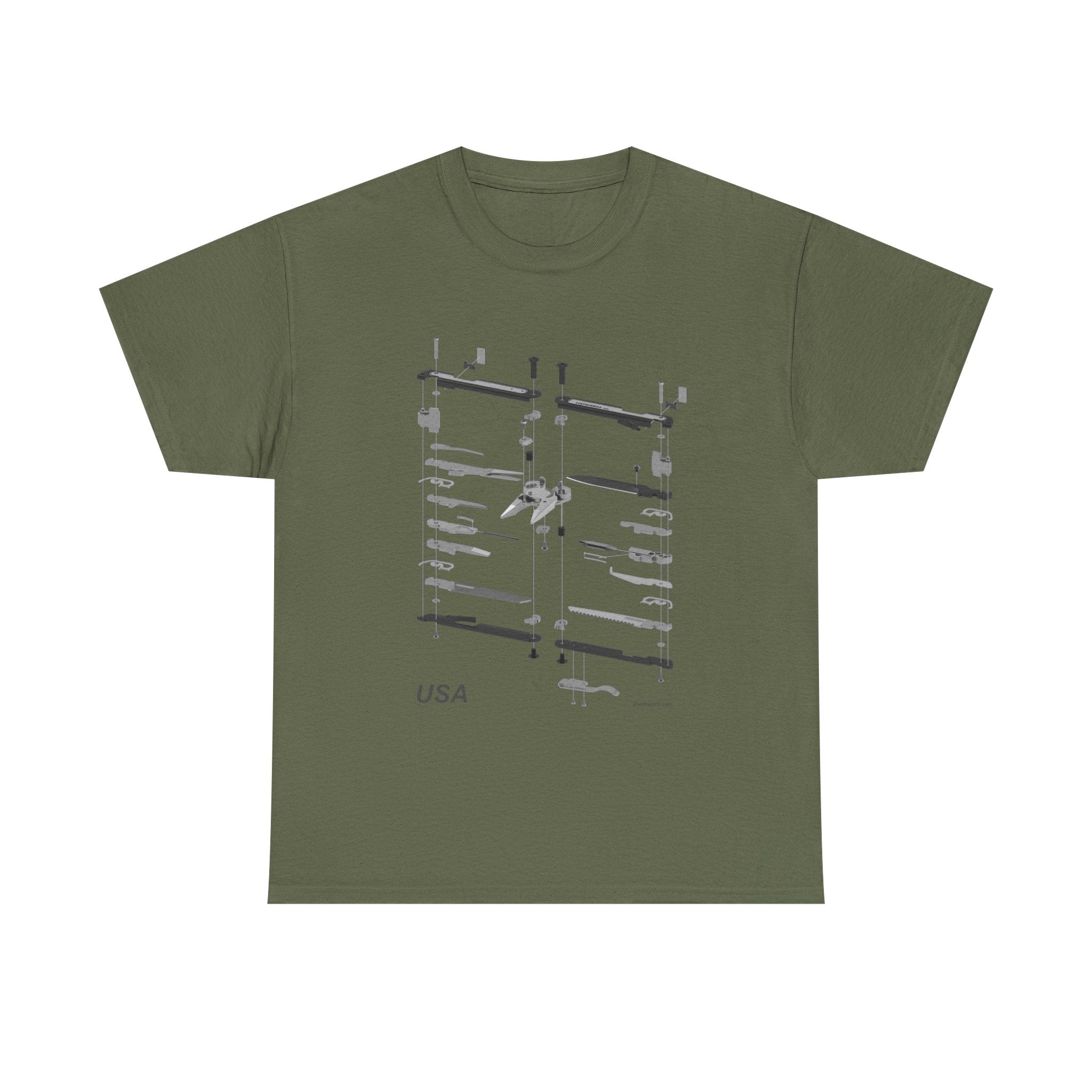 T-Shirt with ARC Exploded Diagram – ZapWizard Design