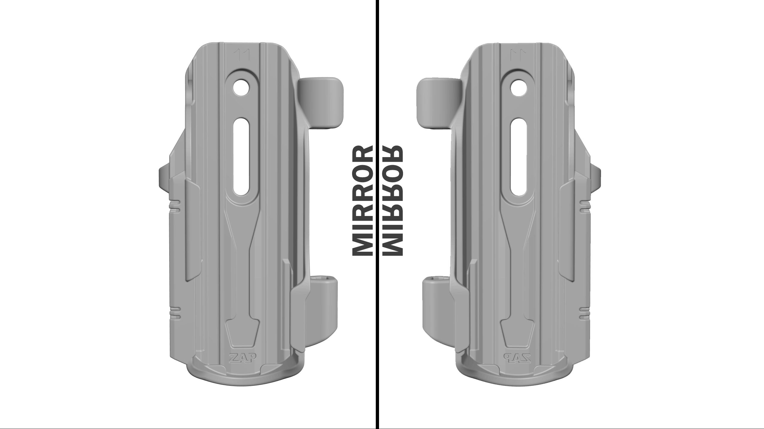Mirrored part design – ZapWizard Design